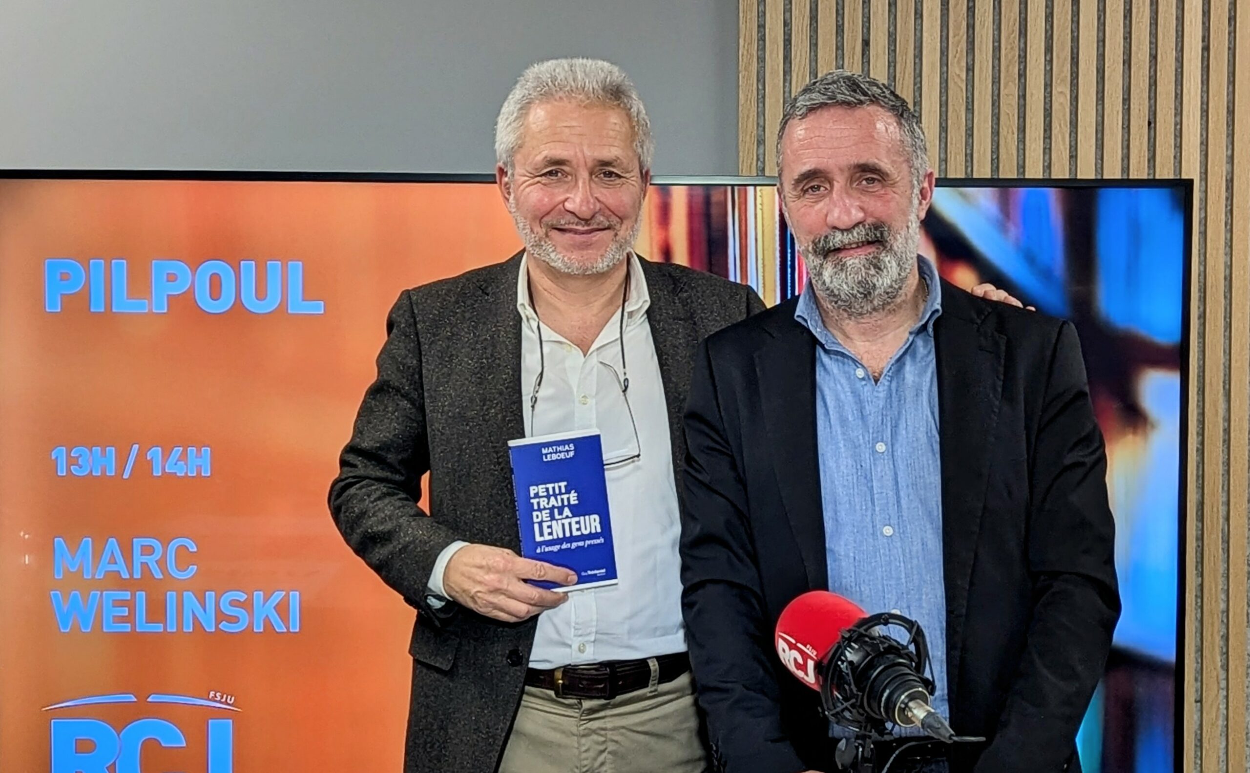 RCJ - Mathias Leboeuf pour son livre « Petit traité de la lenteur » - RCJ